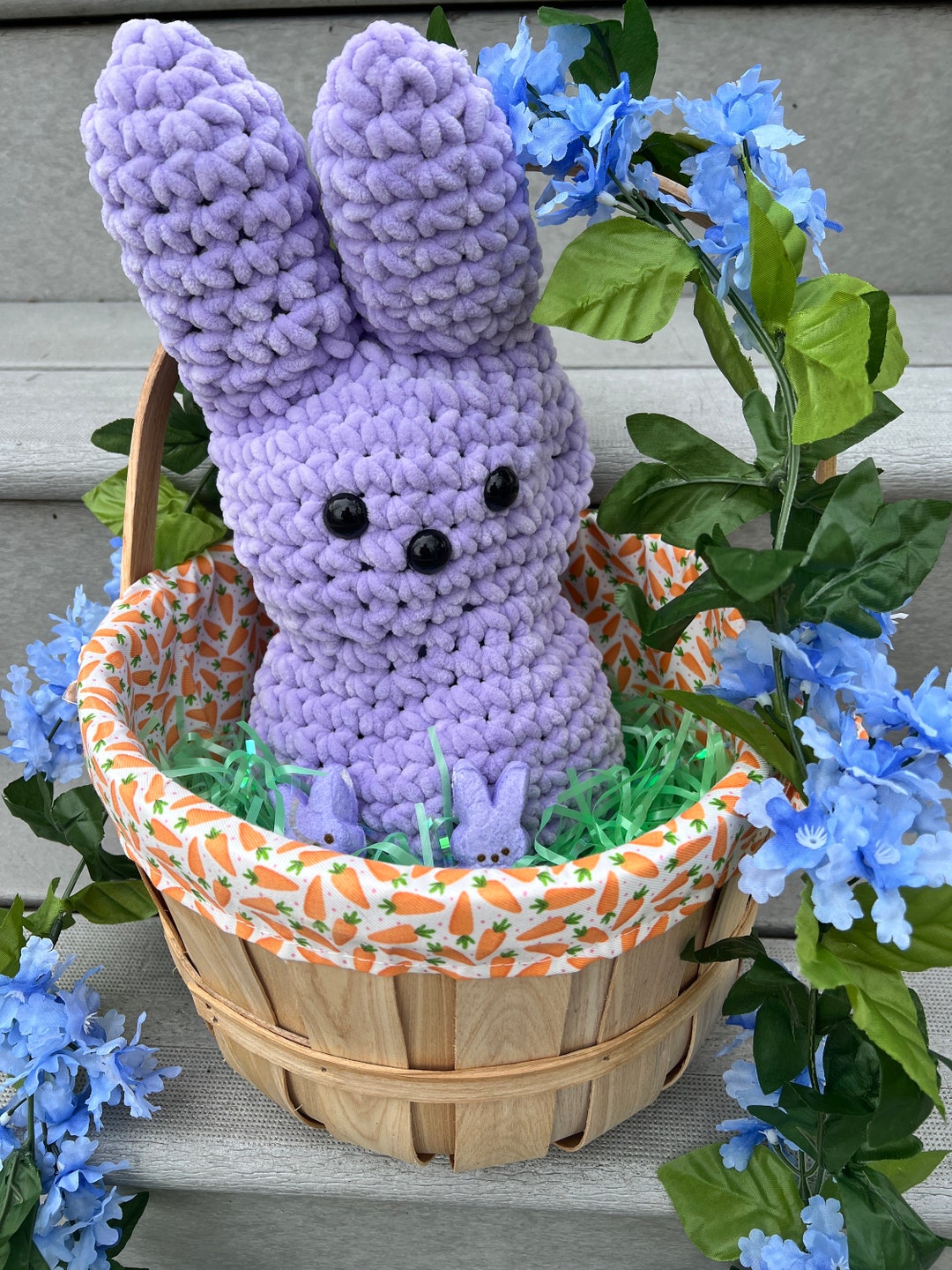 Handmade Crochet Jumbo Peep Bunny: Super Soft and Cuddly - Etsy