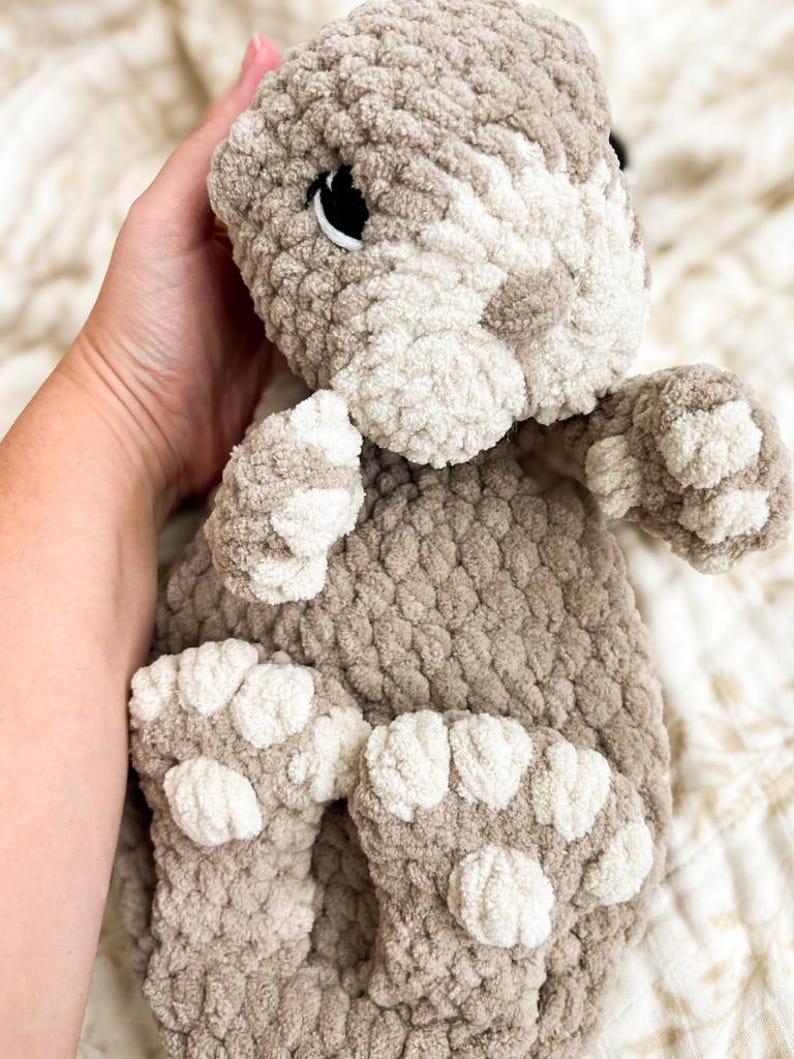 Plush Otter – Soft Snuggle Otter Plushie | Blanket Yarn Stuffed Animal ...