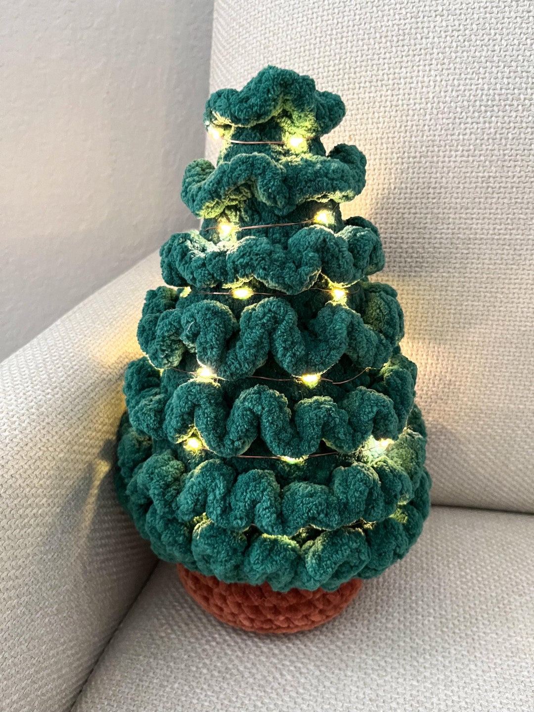 Beginner-friendly Plush Christmas Tree Crochet Pattern | Two Versions ...