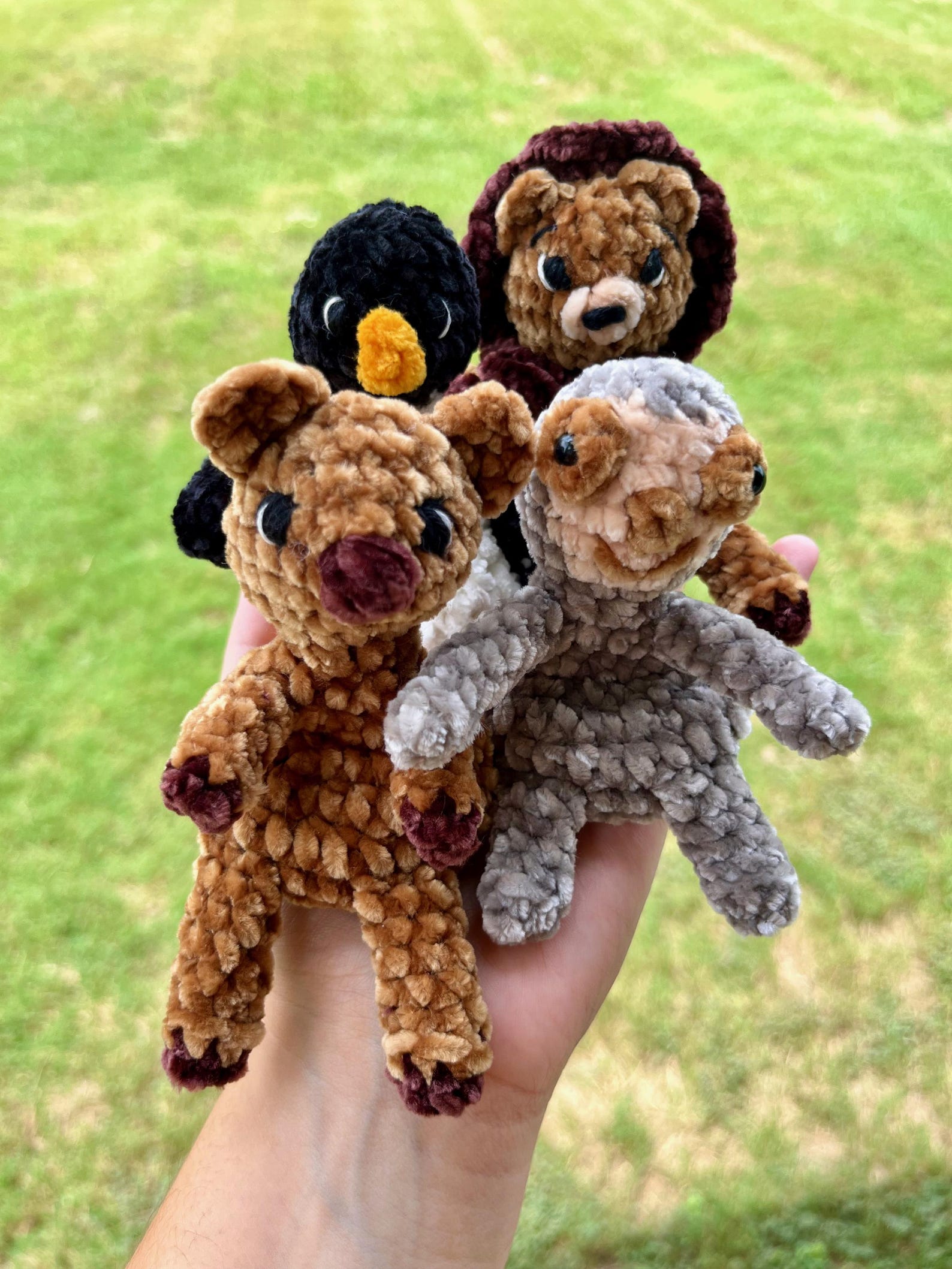 Pocket-sized Lion Crochet Pattern – Lavender Lion – Pocket Pals ...
