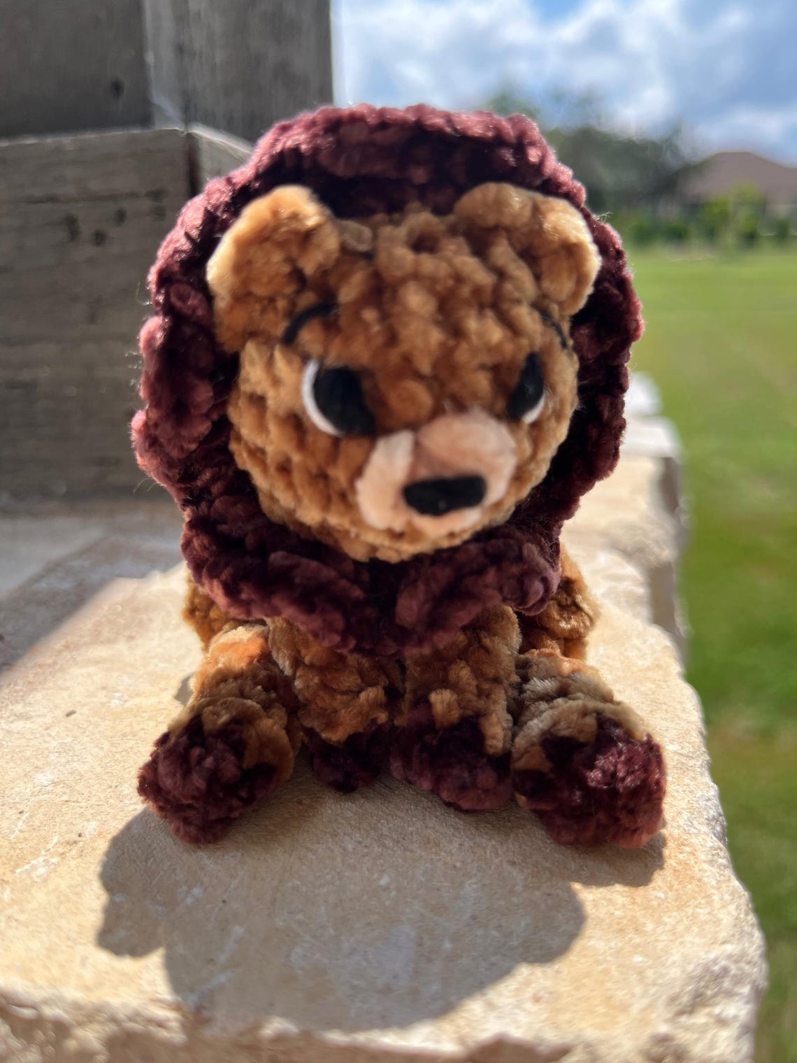 Pocket-sized Lion Crochet Pattern – Lavender Lion – Pocket Pals ...