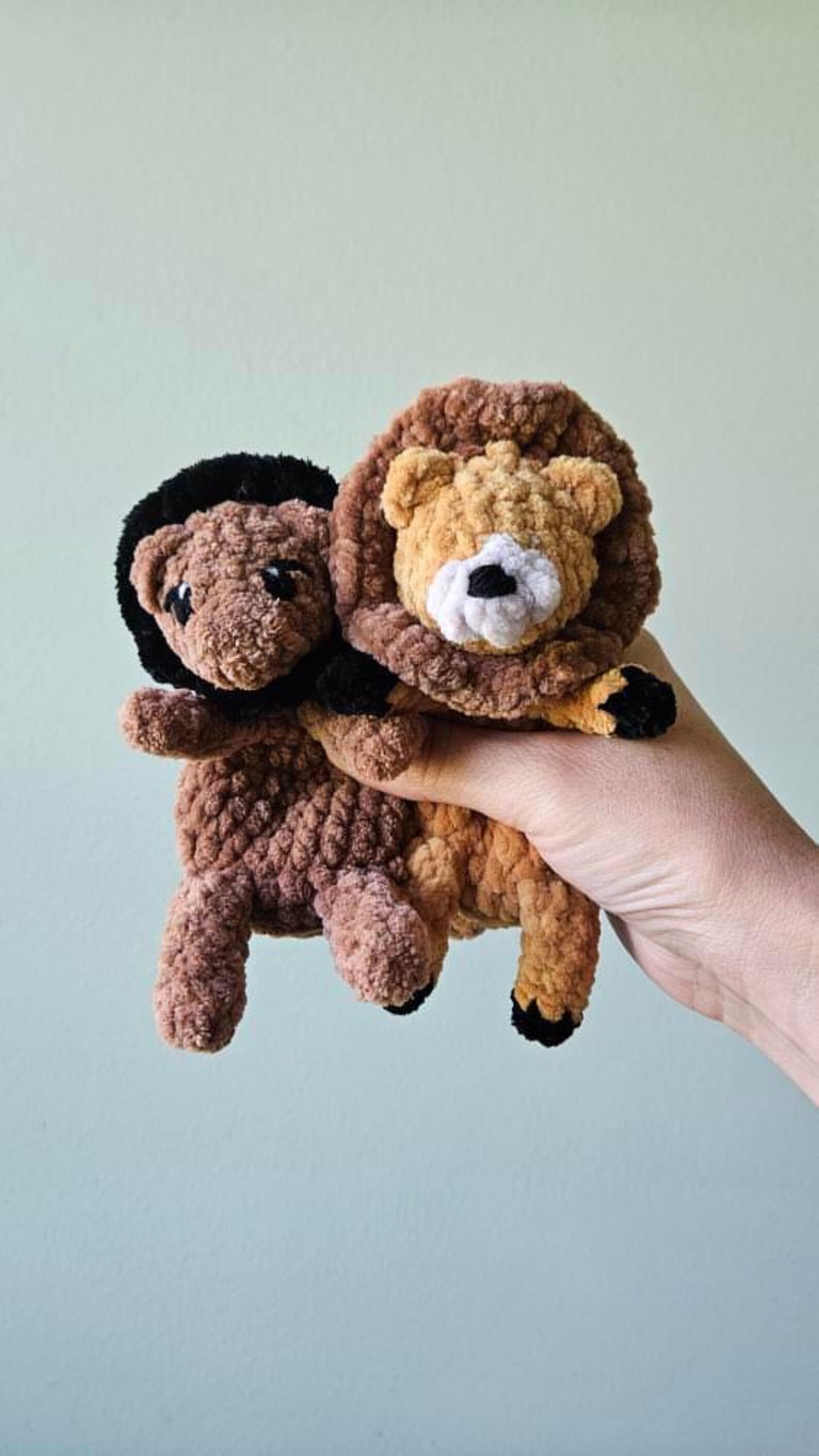 Pocket-sized Lion Crochet Pattern – Lavender Lion – Pocket Pals ...