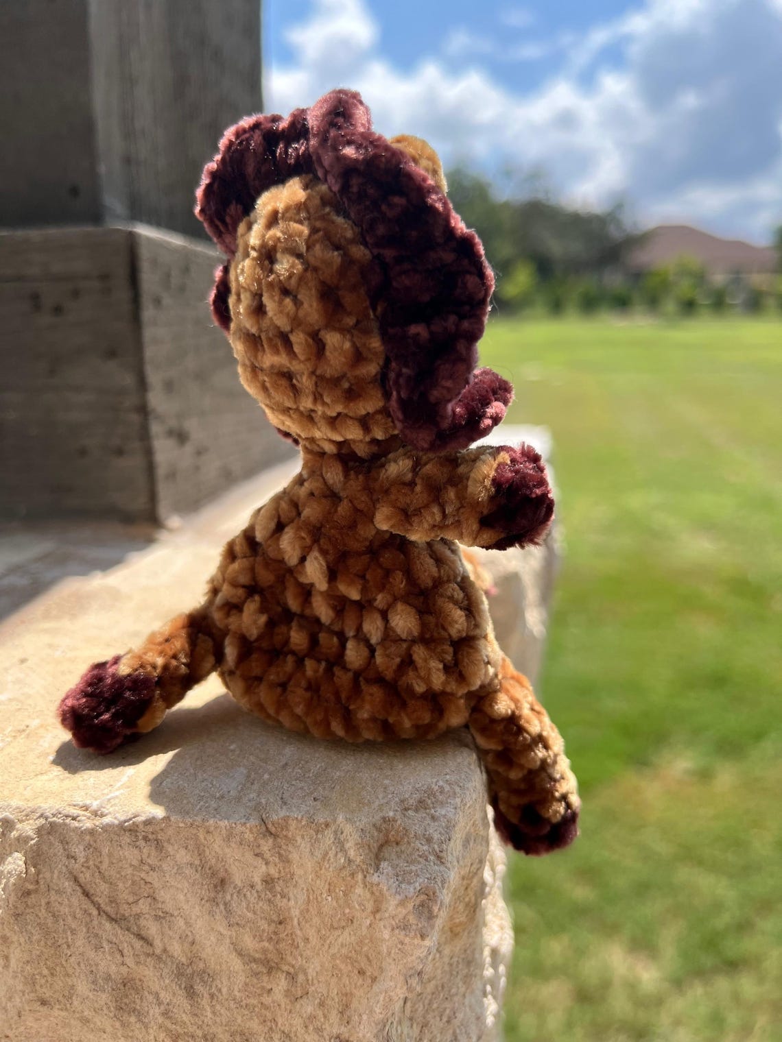Pocket-sized Lion Crochet Pattern – Lavender Lion – Pocket Pals ...