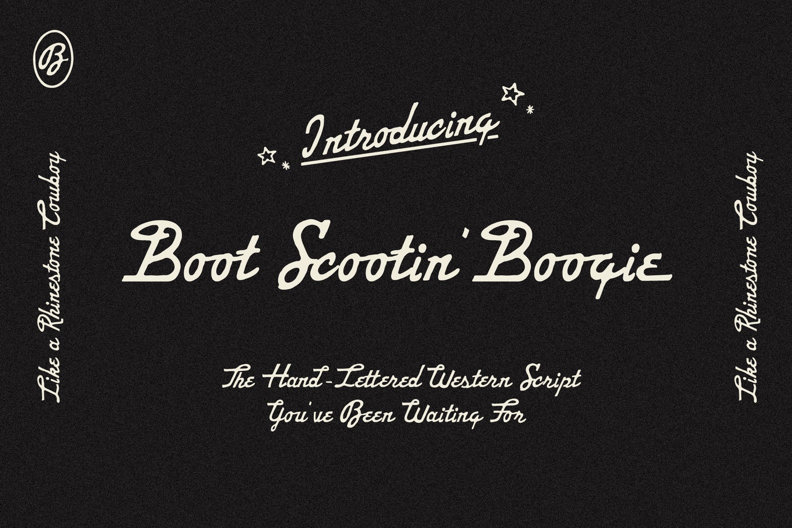 Boot Scootin' Boogie Western Script Font - Etsy