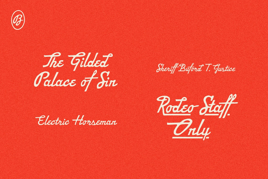 Boot Scootin' Boogie Western Script Font - Etsy