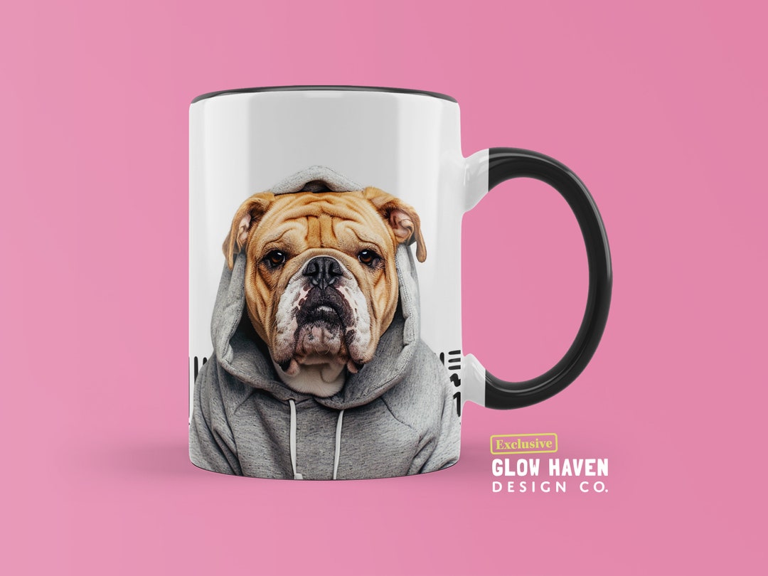 Bulldog Mug Bulldog Tea Cup, English Bulldog Gift, Animal Print ...