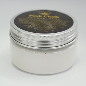 Posh Chalk Metallic Paste White Titanum - Etsy