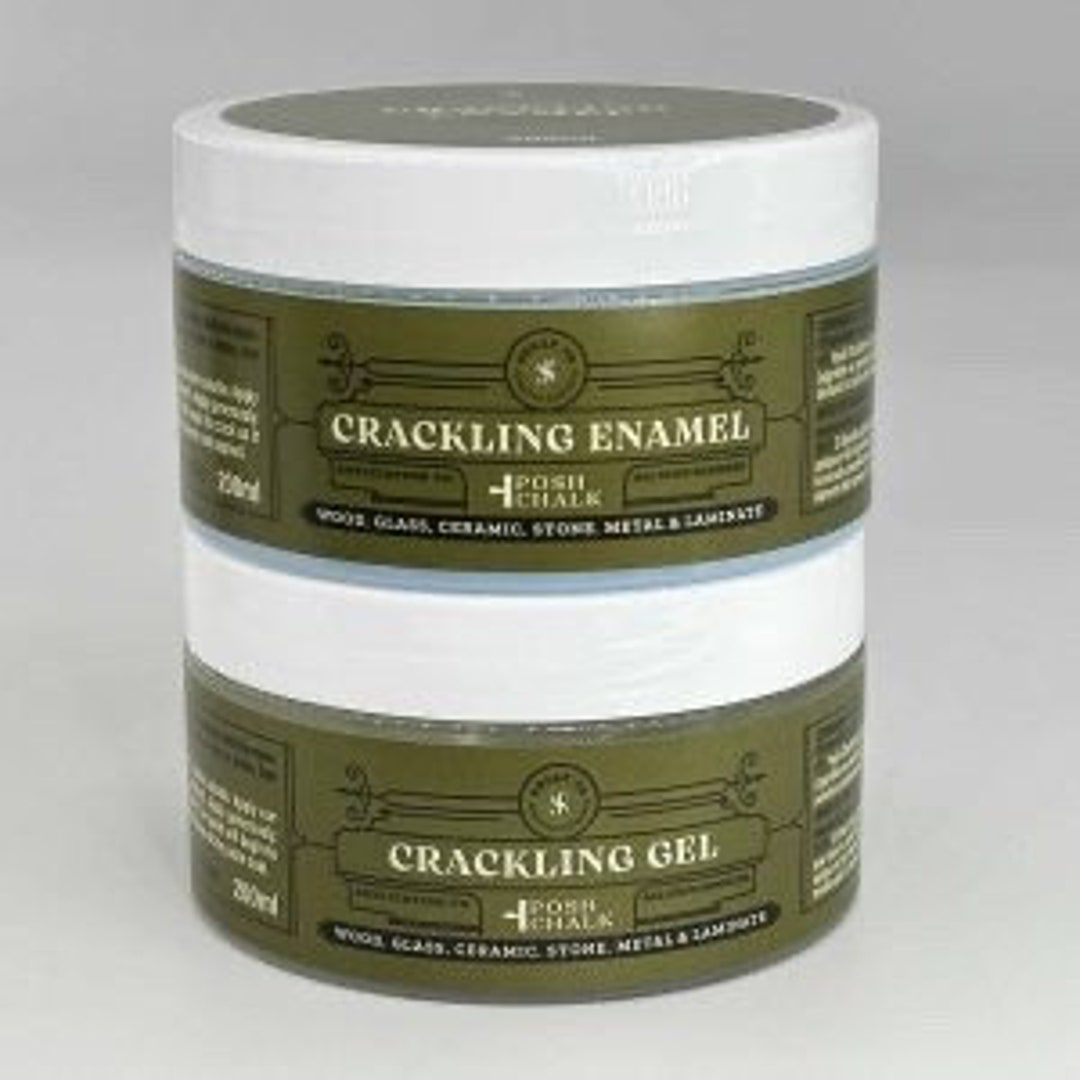 Posh Chalk Crackle Enamel - Etsy