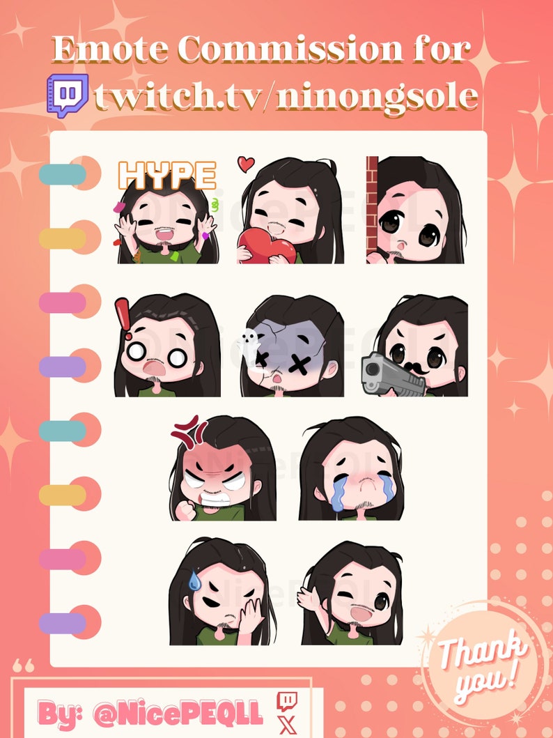 1 Commission Emote for Twitch / Twitch Emotes / Discord Emotes ...