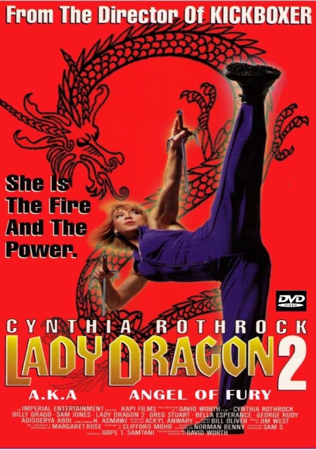 Angel of Fury A.k.a. "lady Dragon 2 - Etsy