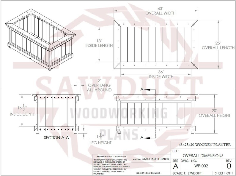 BIG Planter Box DIY Plans, Box Planter Plans, Big Planter Plans, Garden ...