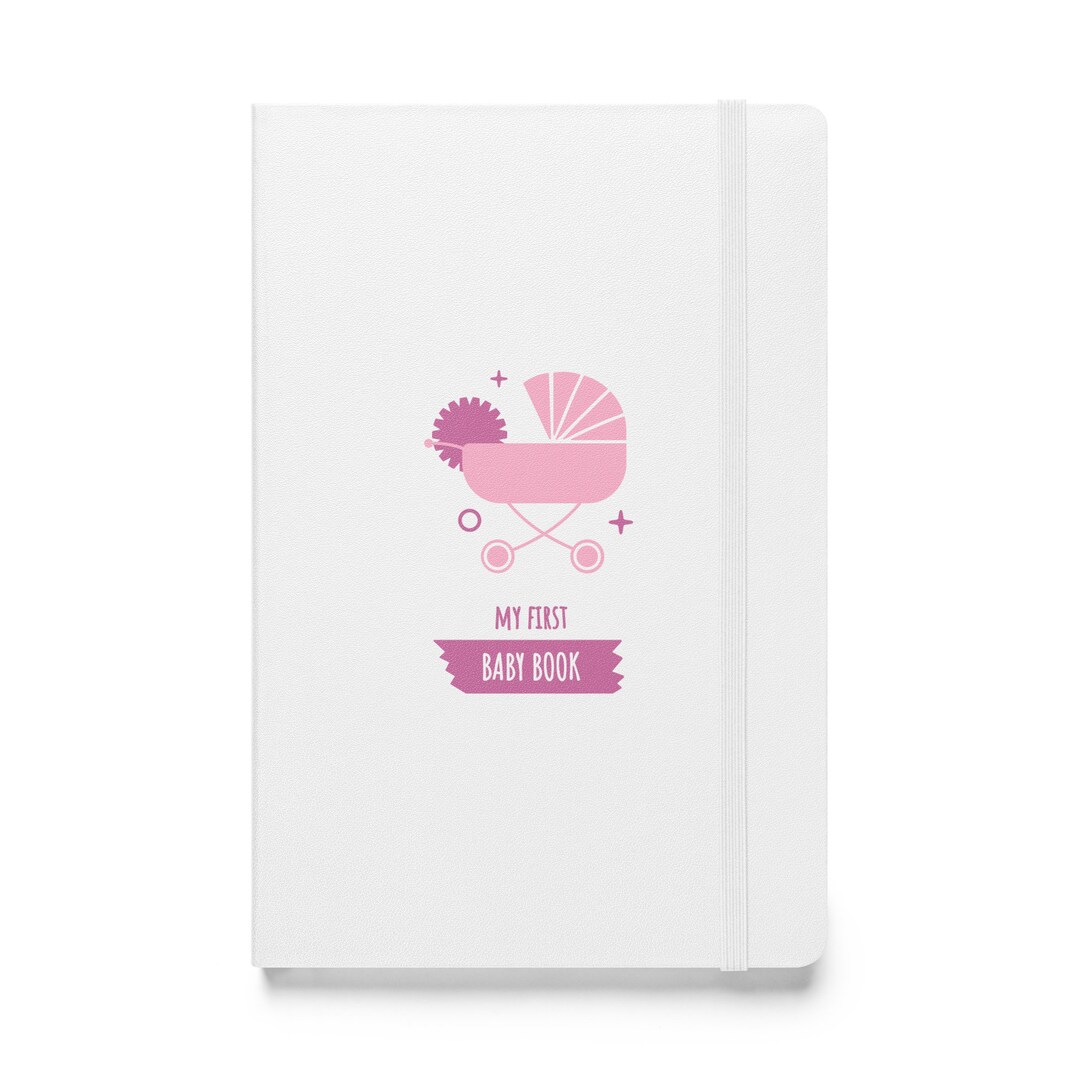 My First Baby Book Pink Hardcover Bound Notebook Hardcover Journal ...