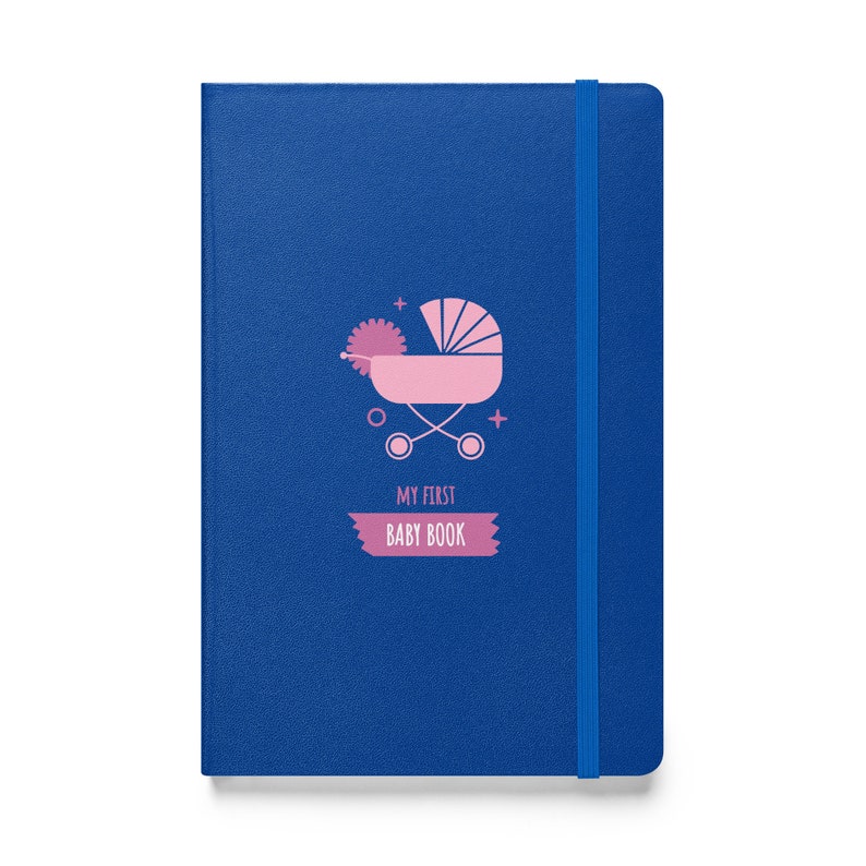 My First Baby Book Pink Hardcover Bound Notebook Hardcover Journal ...