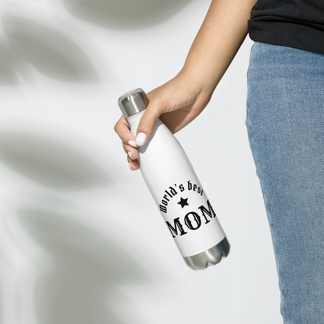 World's Best Mom Stainless Steel Water Bottle - Mother's Day Gifts for ...