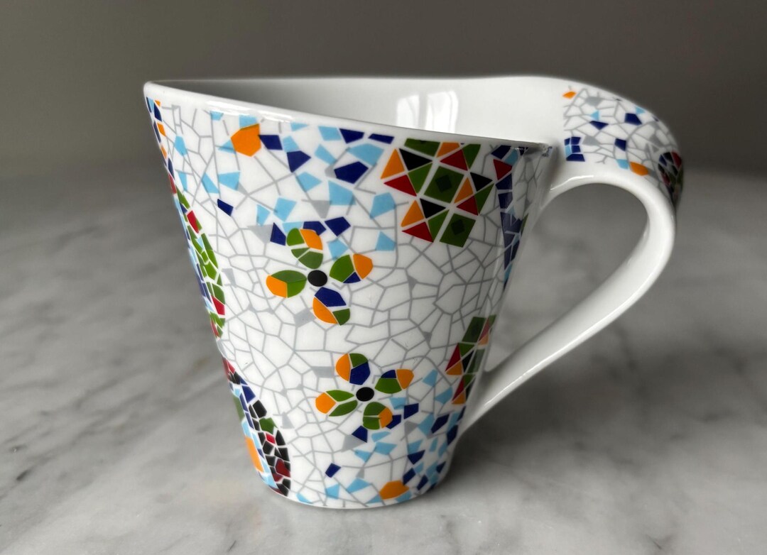 Antoni Gaudi Barcelona Mosaic Espresso Coffee Tea Mug - Etsy