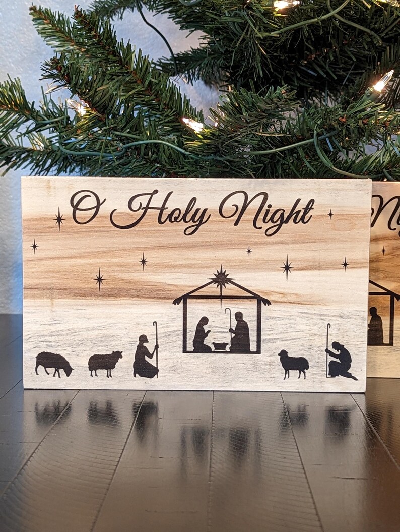 Rustic Pallet Nativity - Etsy