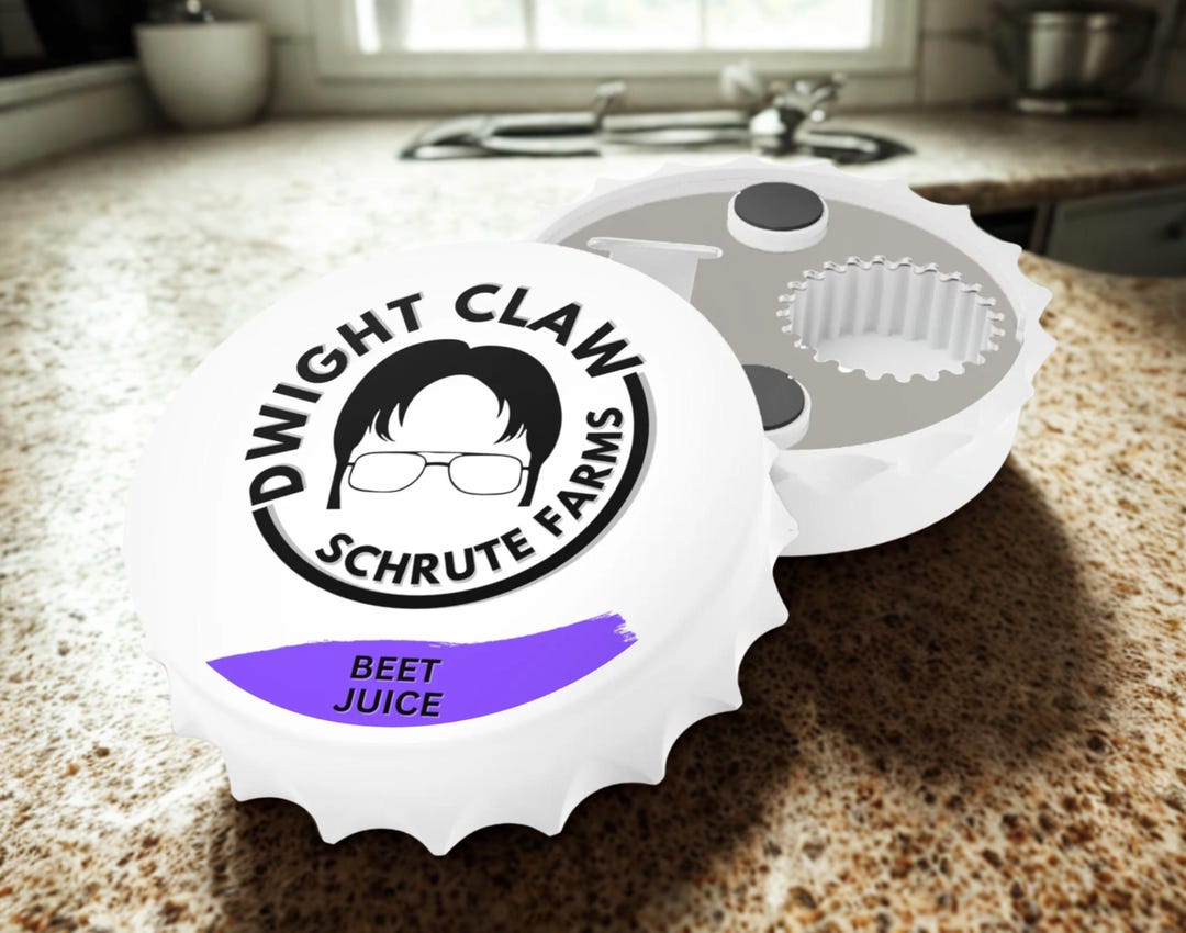 Dwight Claw Bottle Opener: the Office 'beet Juice' Drink Tool - Etsy