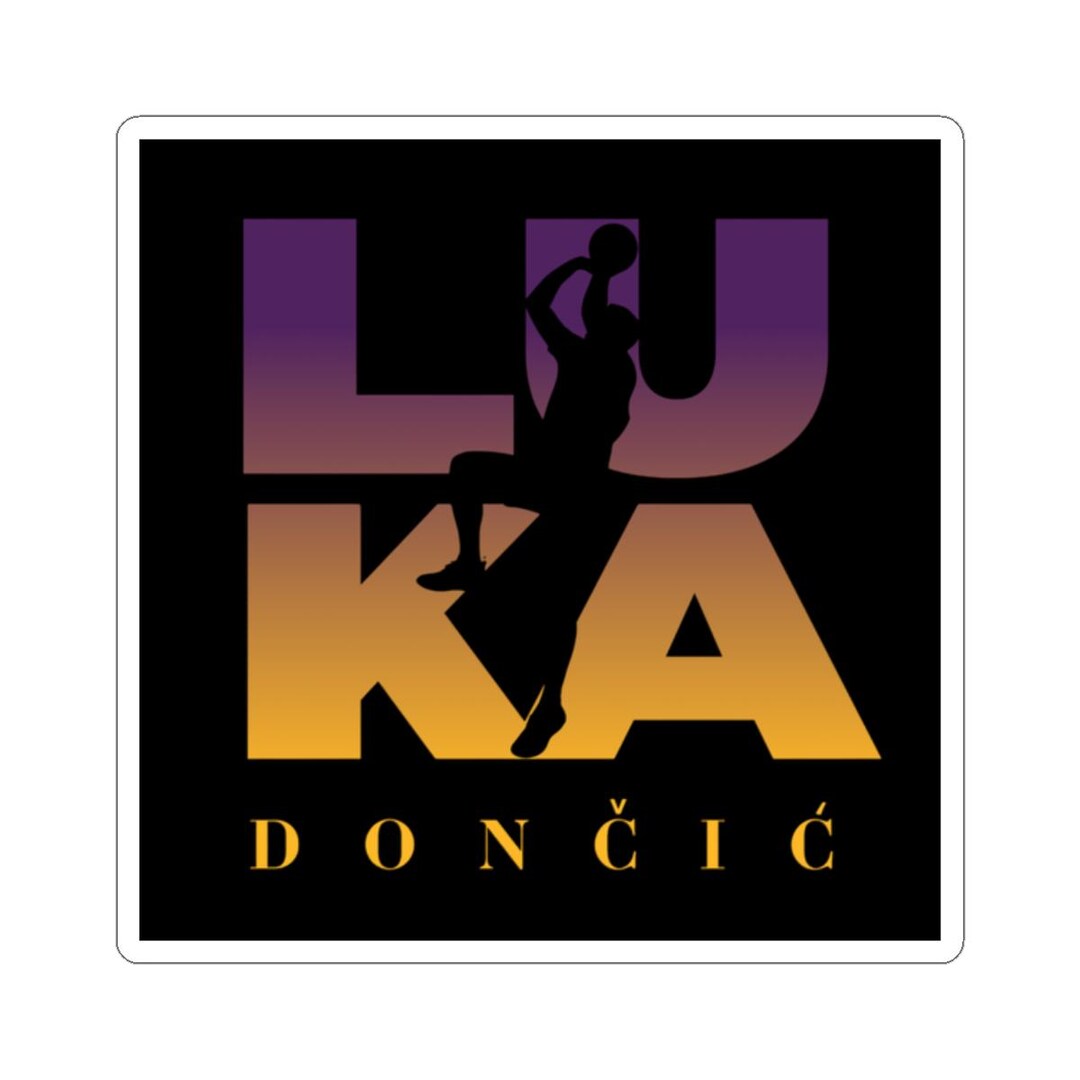 Luka Doncic Sticker | NBA Fan Stickers | LA Basketball All-star| Vinyl ...