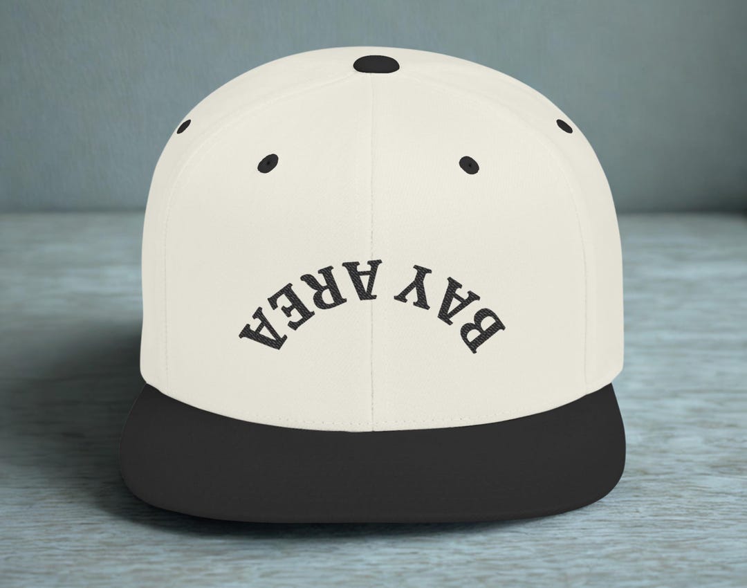 Upside-down Bay Area Snapback Hat | Basketball Fan Apparel - Etsy