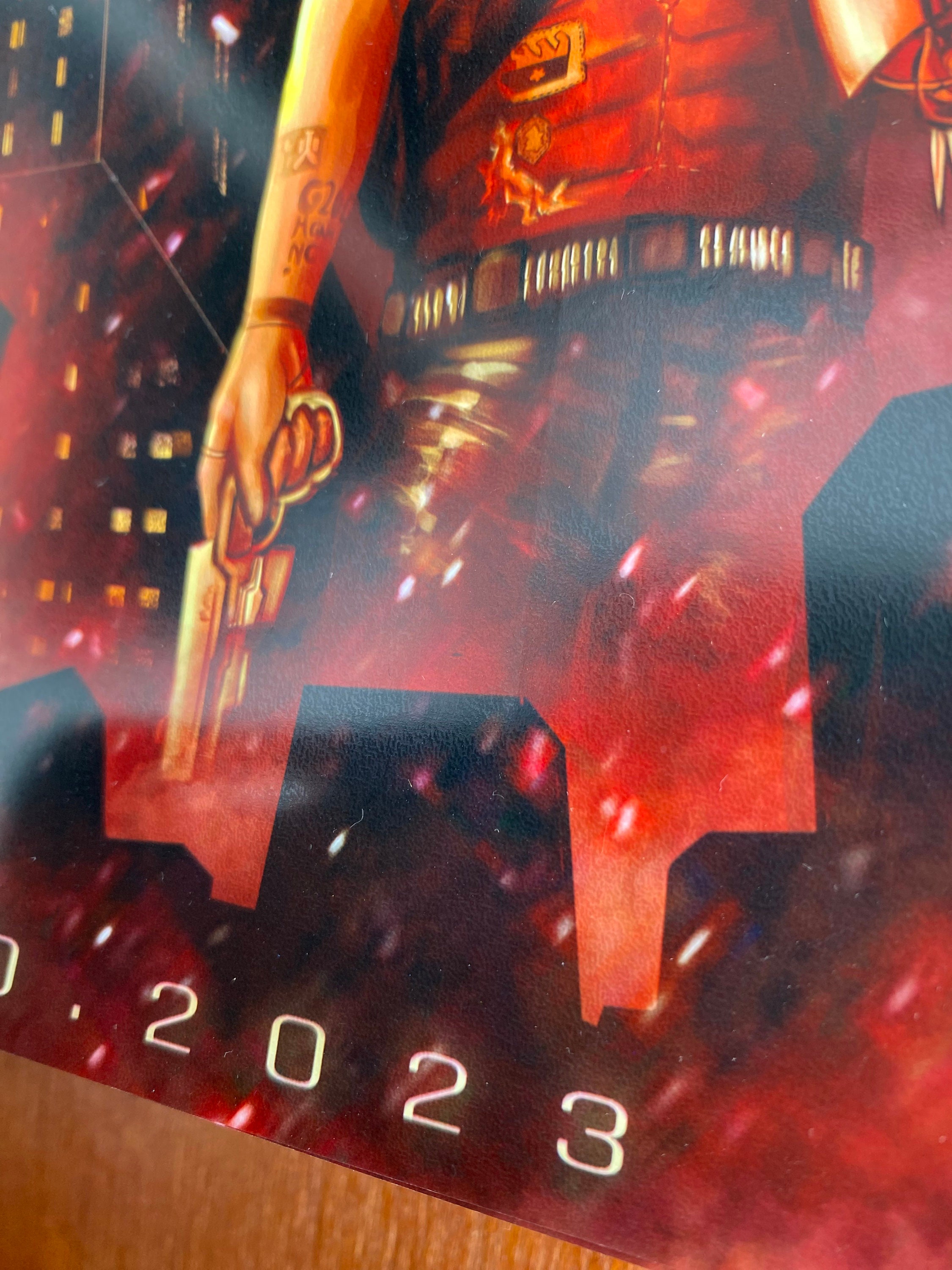 Johnny Silverhand Arasaka Tower Art Print Cyberpunk 2077, Original ...