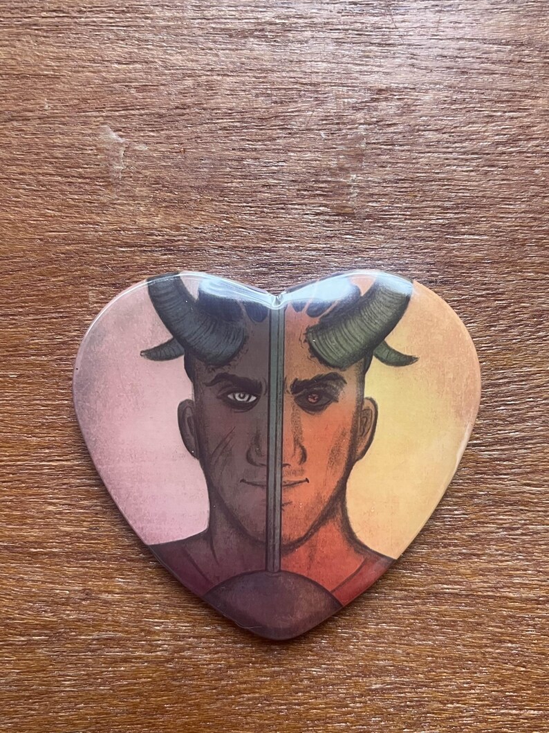 Baldur's Gate 3 Companion Heart Pin | Large | Astarion | Gale | Lae'zel ...