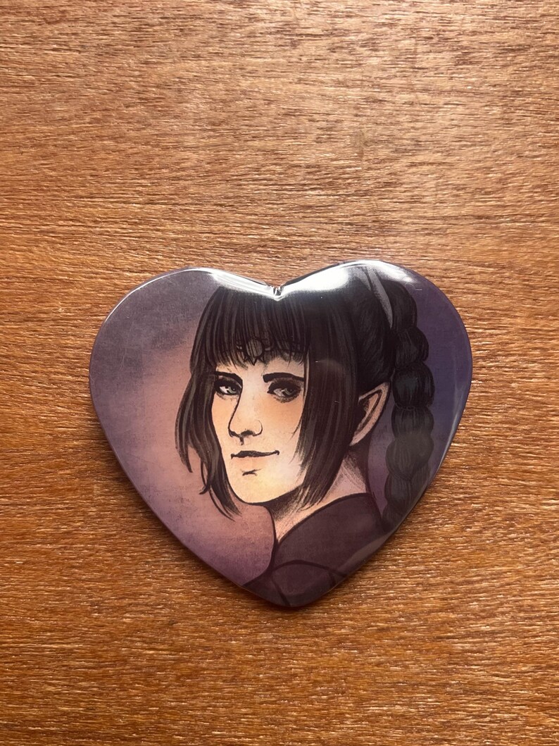 Baldur's Gate 3 Companion Heart Pin | Large | Astarion | Gale | Lae'zel ...