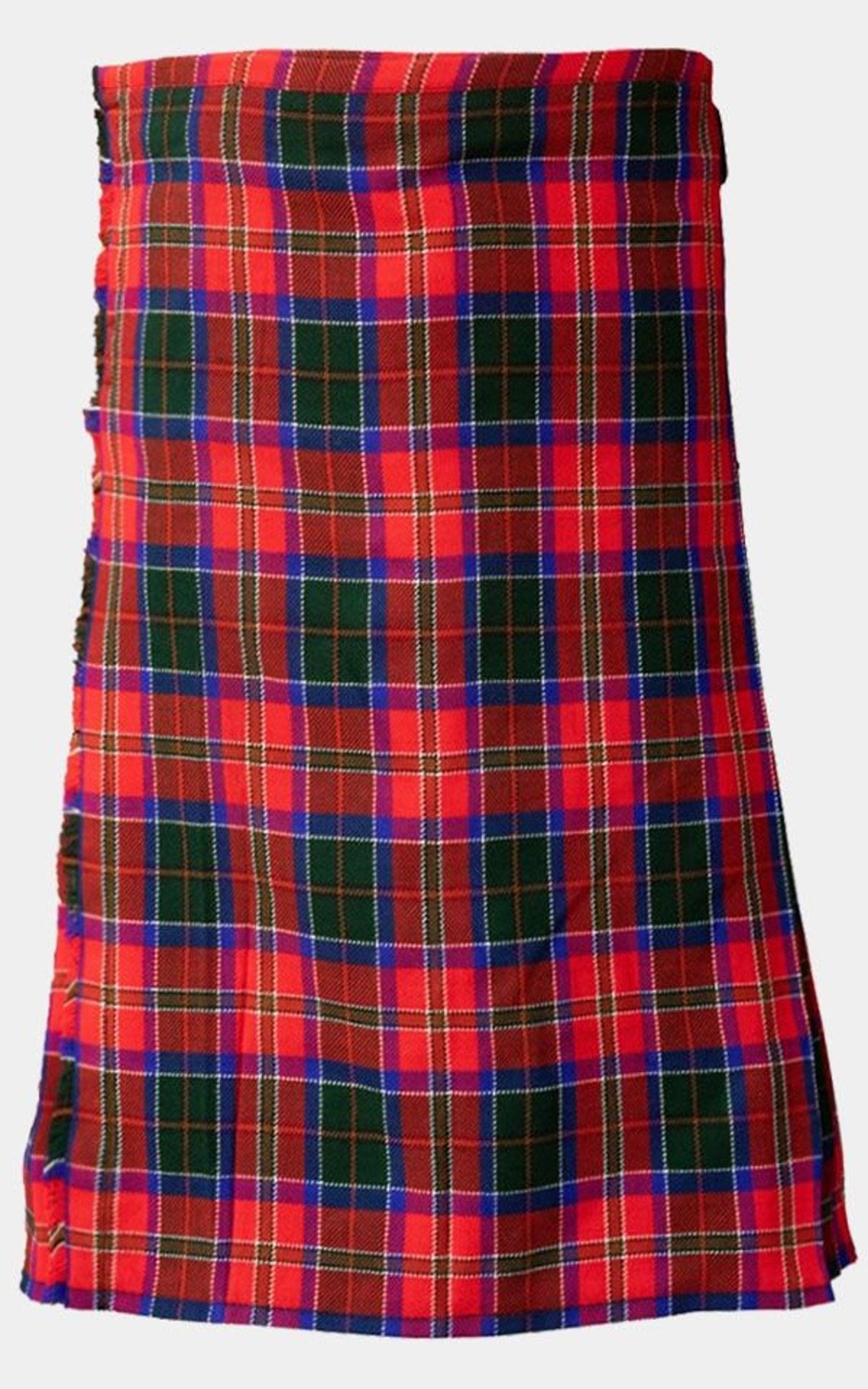 Men's Scottish Mcculloch Tartan Kilt Traditional Kilt 16 OZ & 8 Yard ...