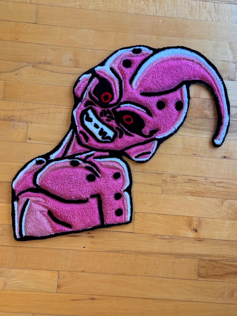 Dragon Ball Z Kid Buu Custom Tufted Rug 20x25in - Etsy