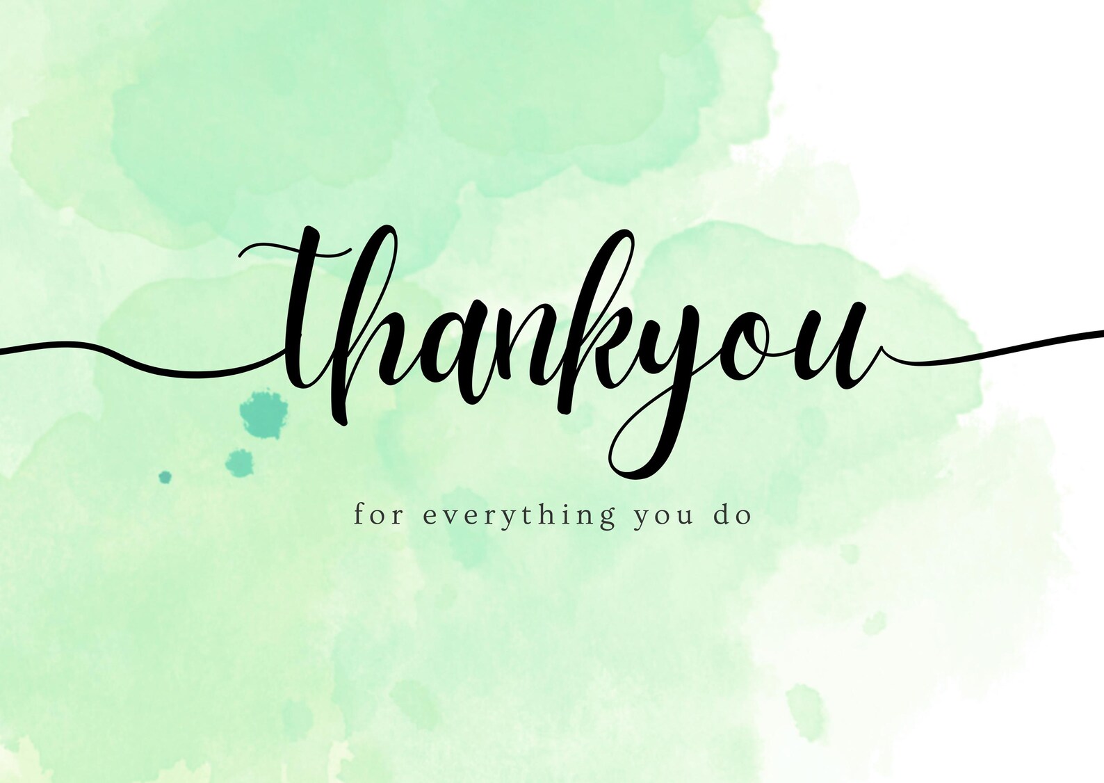 Digital Thank You Card - Etsy