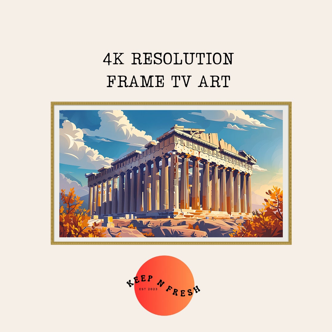 Parthenon Athens Artwork for TV Top Selling Digital Artwork for Samsung ...