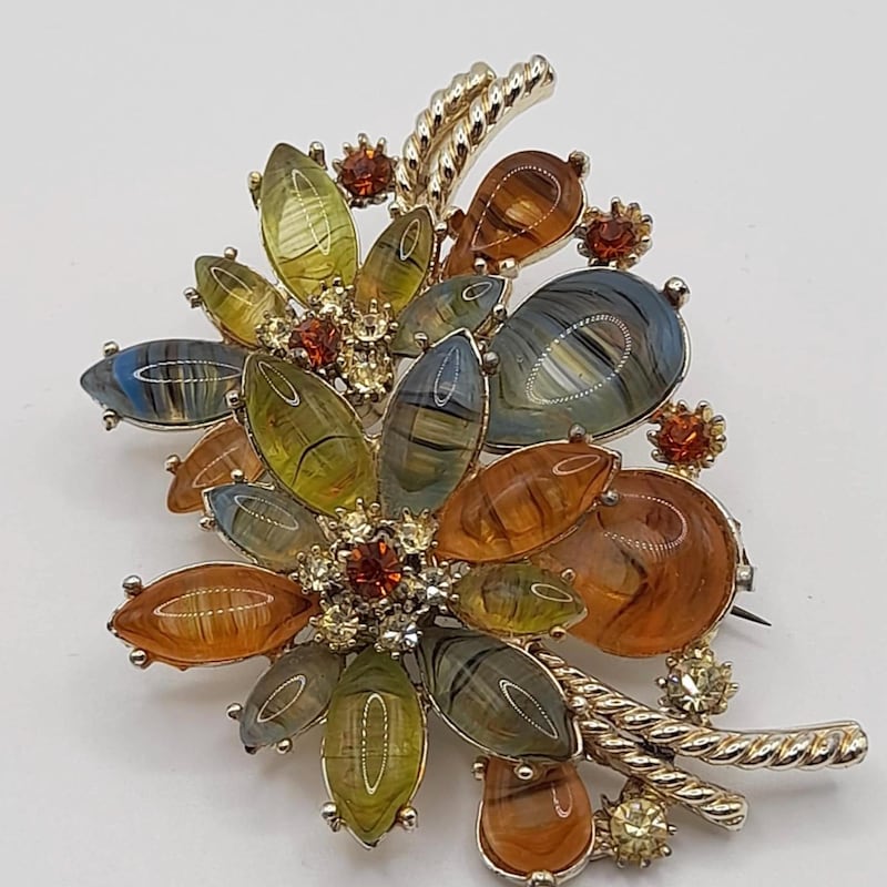 Brooch Signed "exquisite" - Etsy