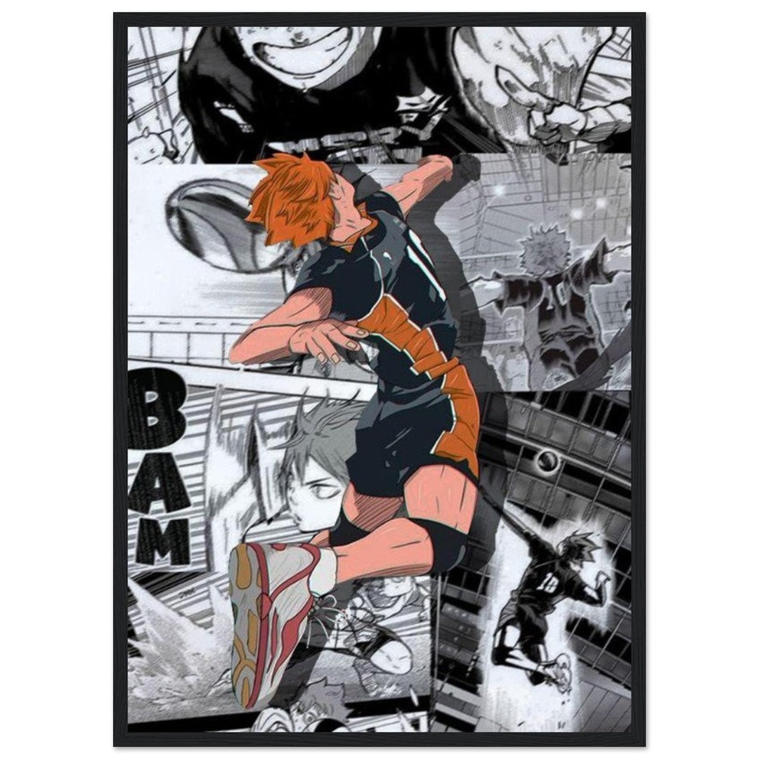 Haikyuu Hinata Shoyo High Quality Wooden Framed Karasuno Poster - Etsy