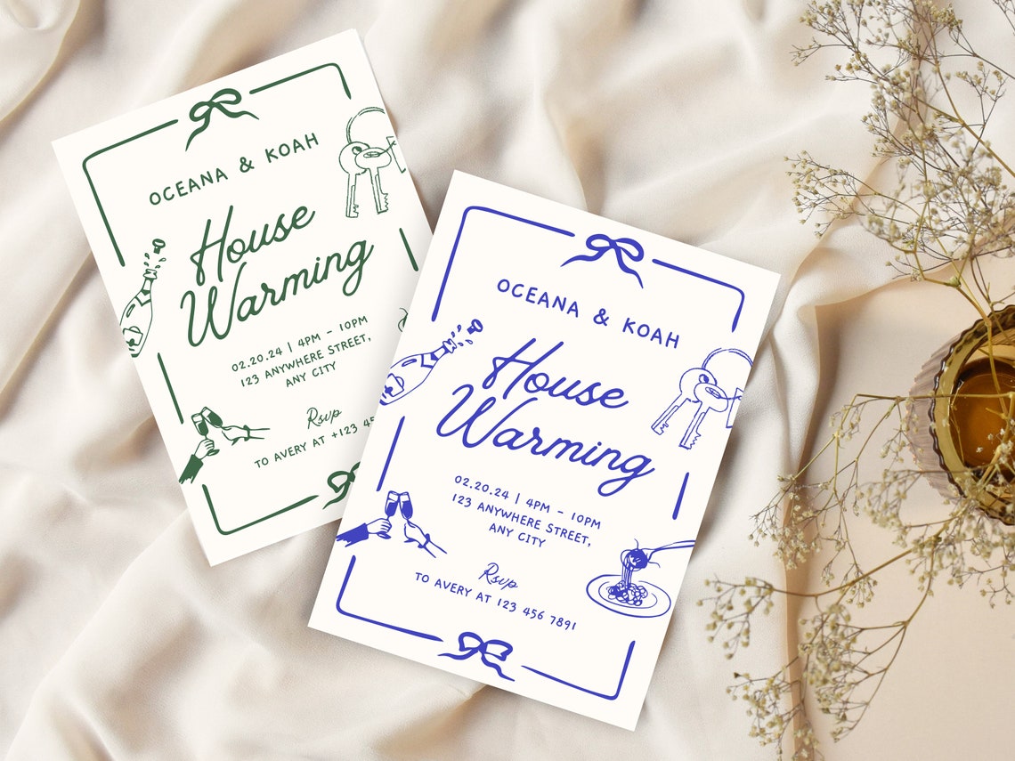 Housewarming Invitation, House Warming Party, New Home Invite, New ...