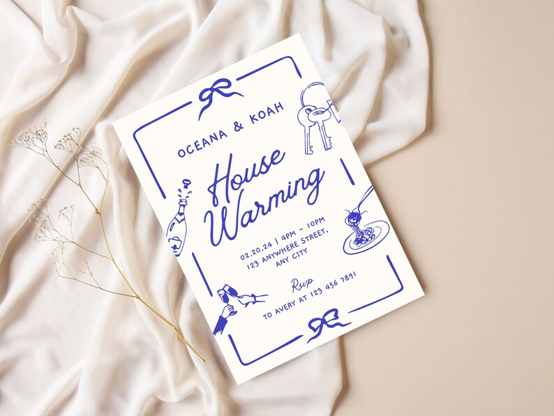 Housewarming Invitation, House Warming Party, New Home Invite, New ...