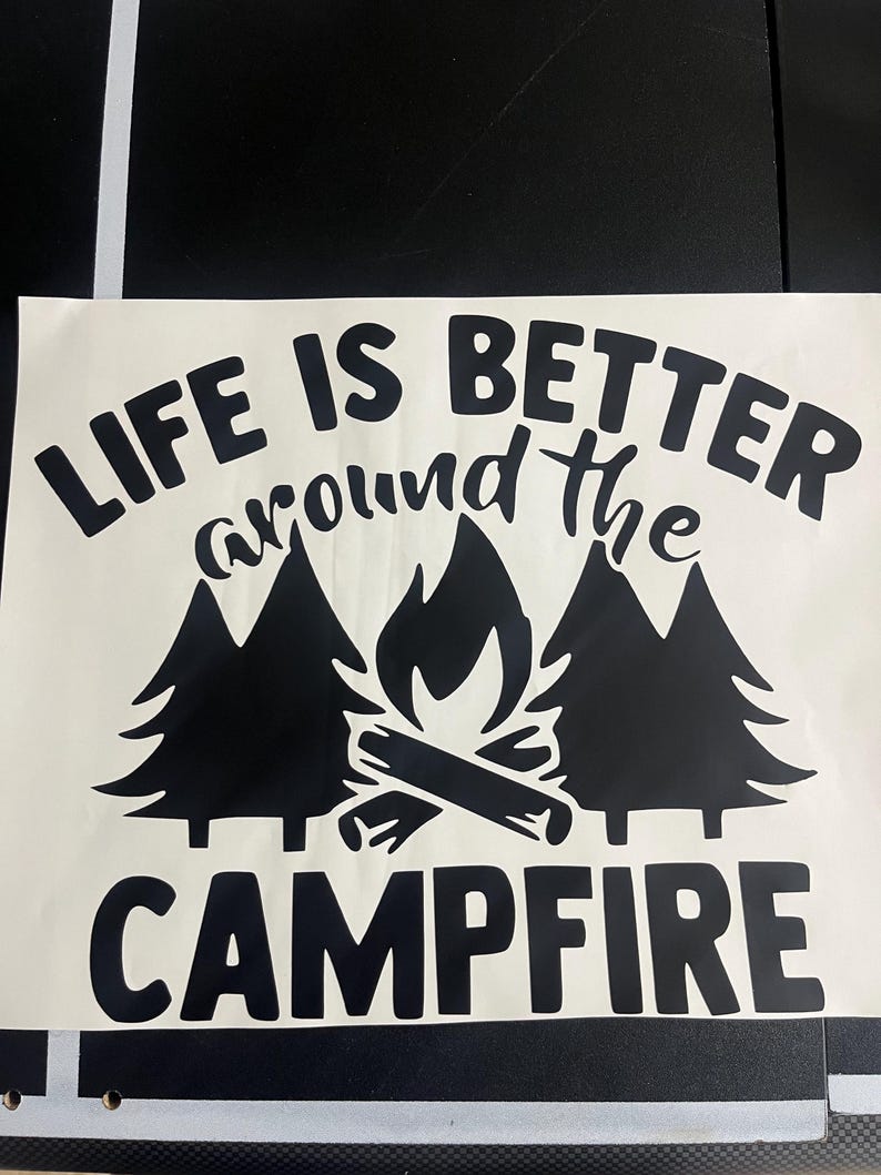 Light up Camping Bucket - Decal & Light Only - Etsy