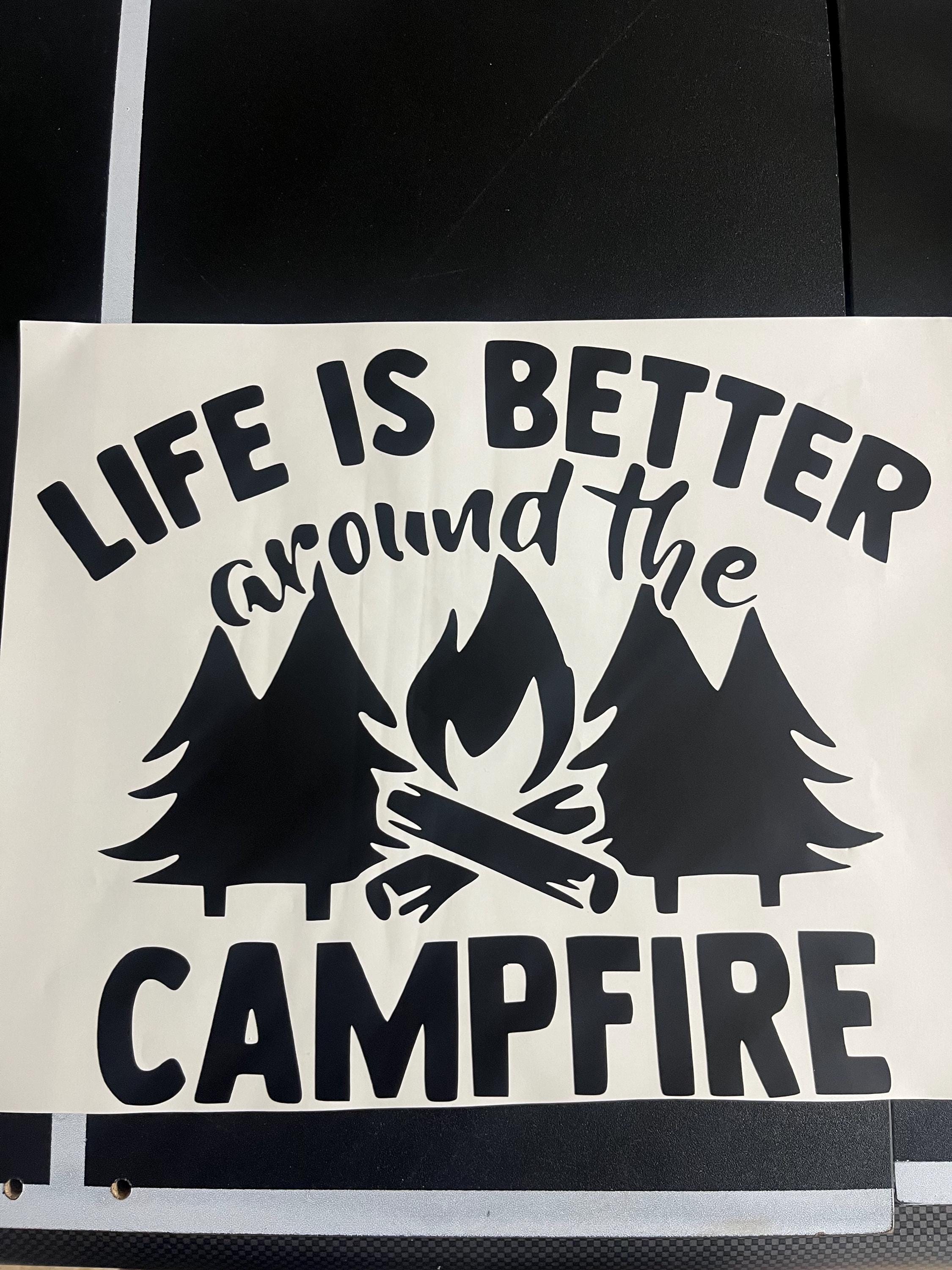 Light up Camping Bucket - Decal & Light Only - Etsy
