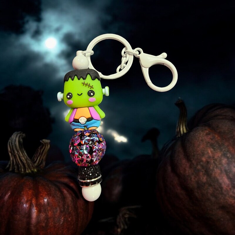 Beaded Keychain - Etsy