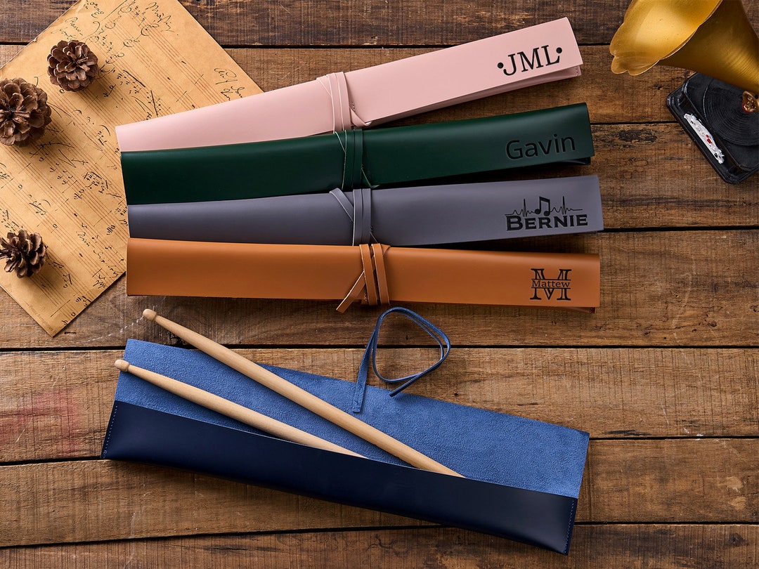 Personalized Drumstick Cover,leather Drumstick Bag,drumstick Holder ...