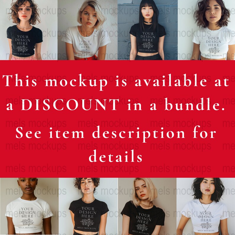 Bella Canvas Crop Top Mockup White, Baby Tee Y2k Mock-up, Blank Shirt ...