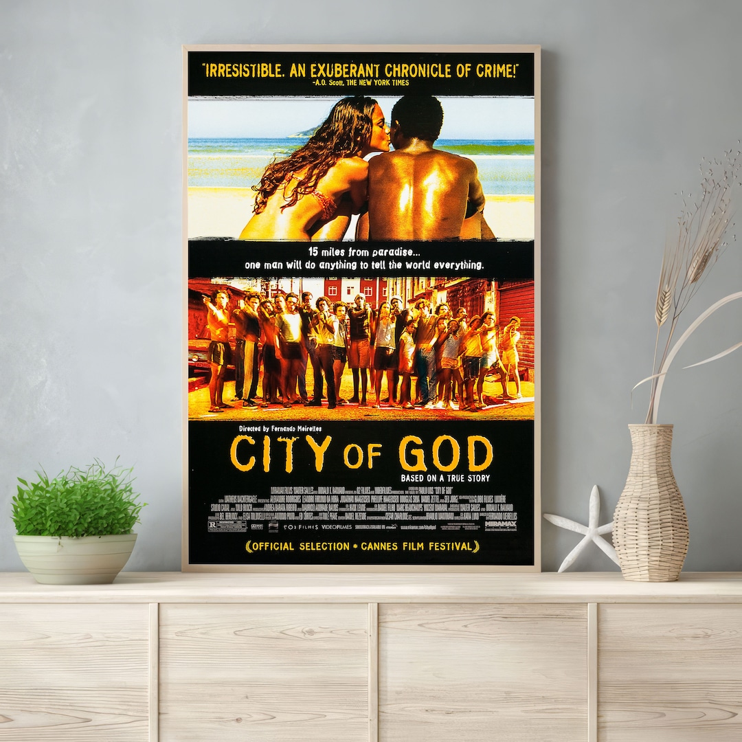 City of God Movie Poster 2002 Film Room Decor Wall Art Poster Gift ...