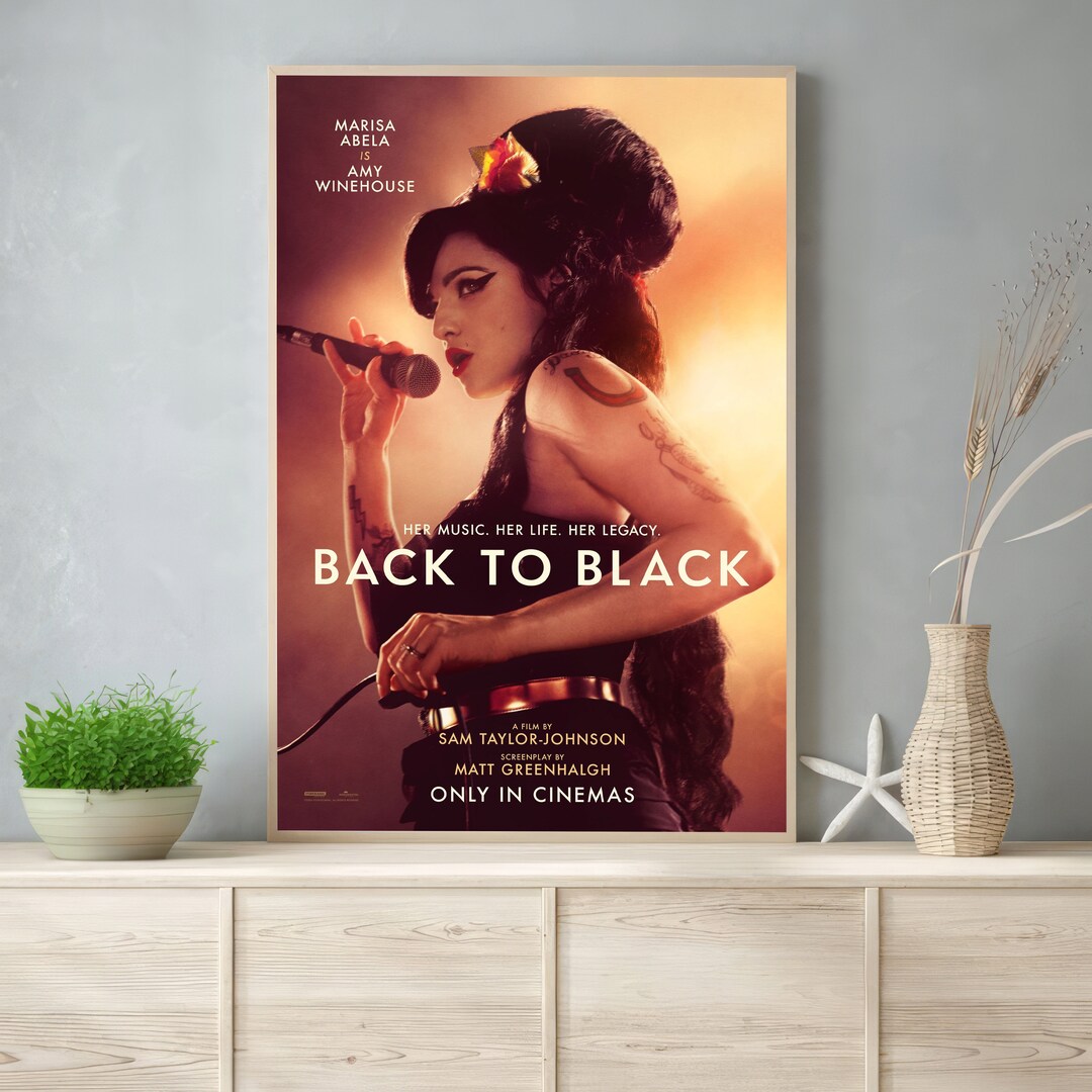 Back to Black Movie Poster 2024 Film Room Decor Wall Art Poster Gift ...