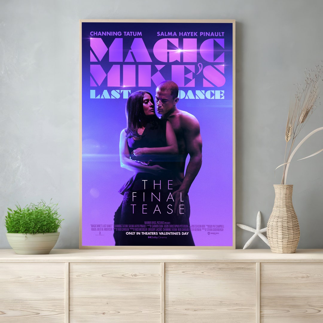 Magic Mike's Last Dance Movie Poster 2023 Film Room Decor Wall Art ...