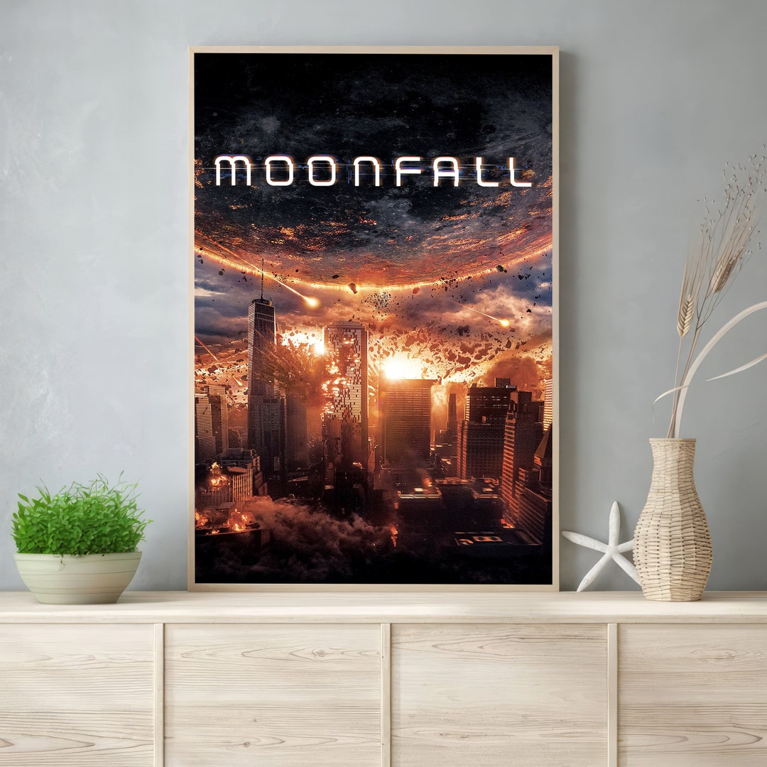 Moonfall Movie Poster 2022 Film Room Decor Wall Art Poster Gift Canvas ...