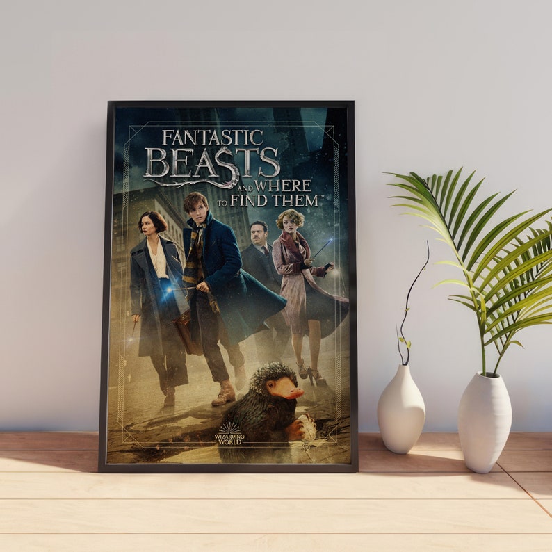 Fantastic Beasts and Where to Find Them Movie Poster 2016 Film Room ...