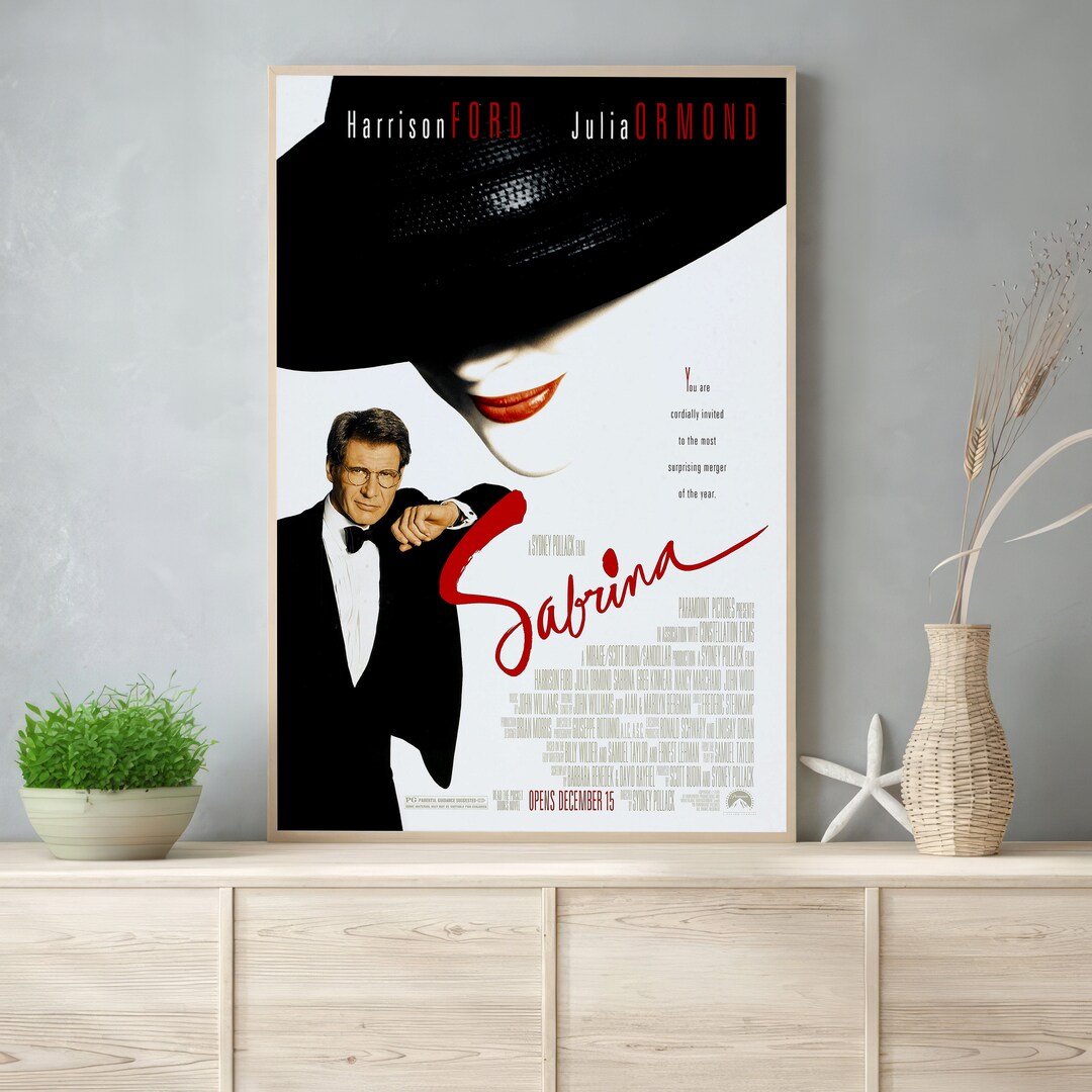 Sabrina Movie Poster 1995 Film Room Decor Wall Art Poster Gift Canvas ...