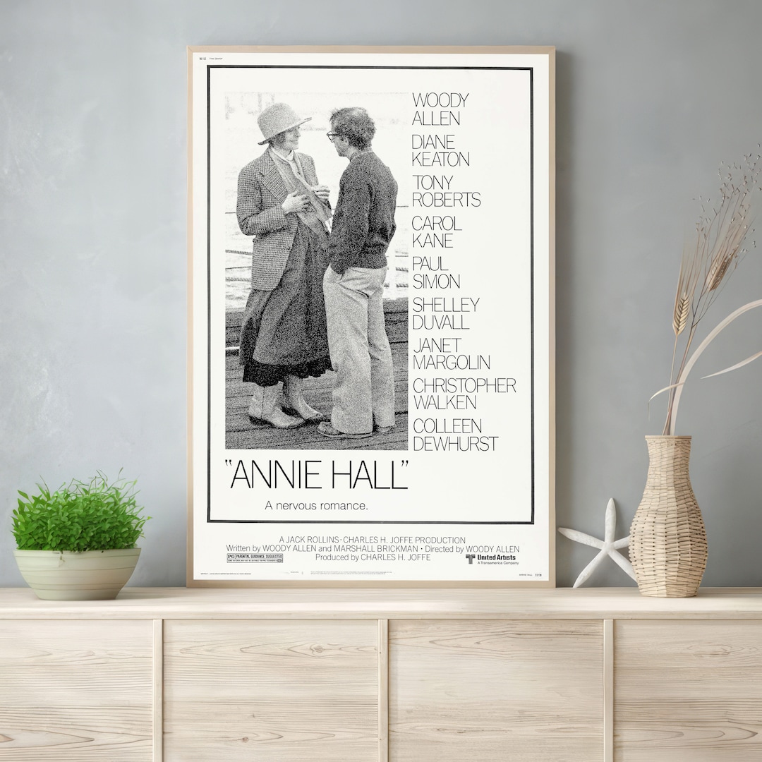 Annie Hall Movie Poster 1977 Film Room Decor Wall Art Poster Gift ...