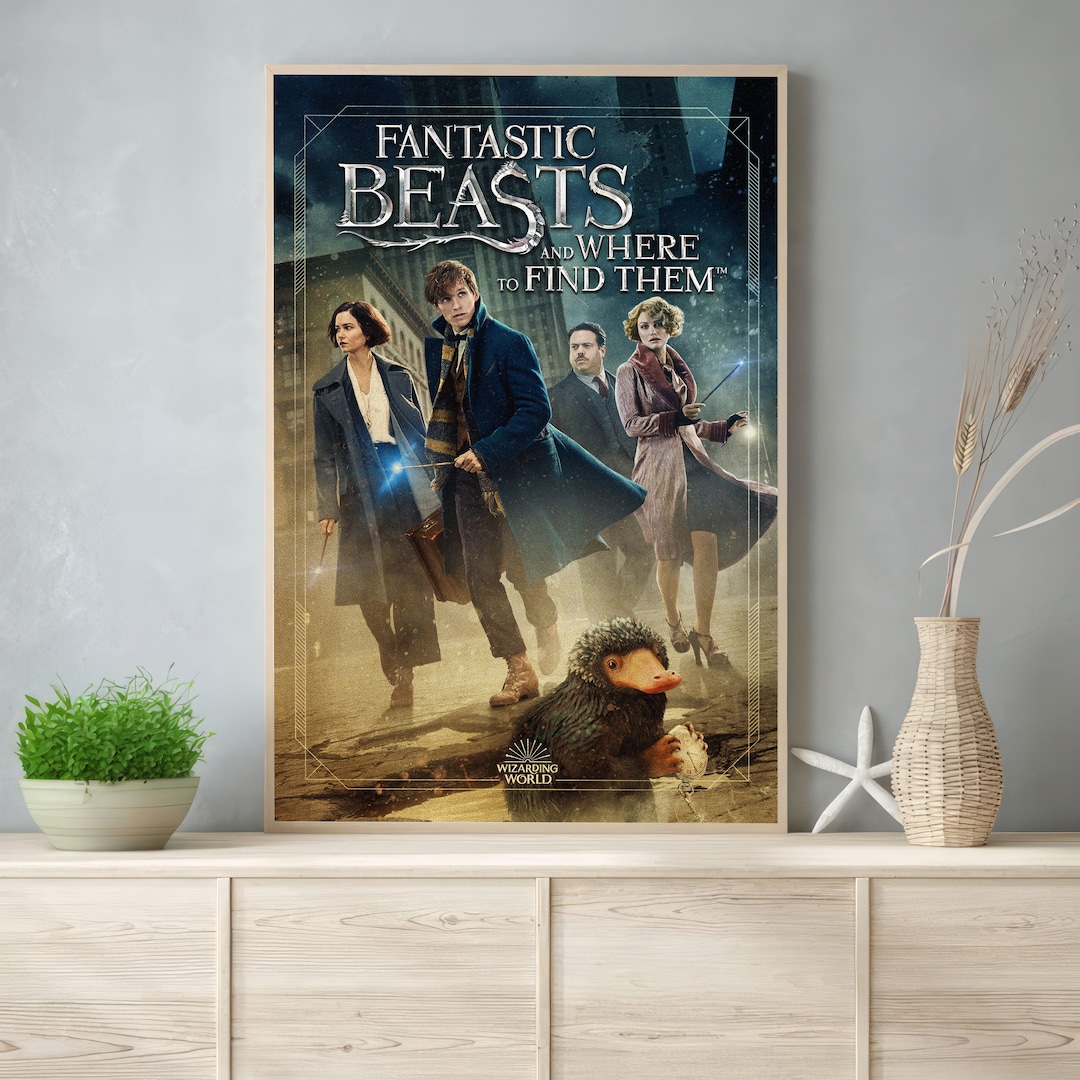 Fantastic Beasts and Where to Find Them Movie Poster 2016 Film Room ...