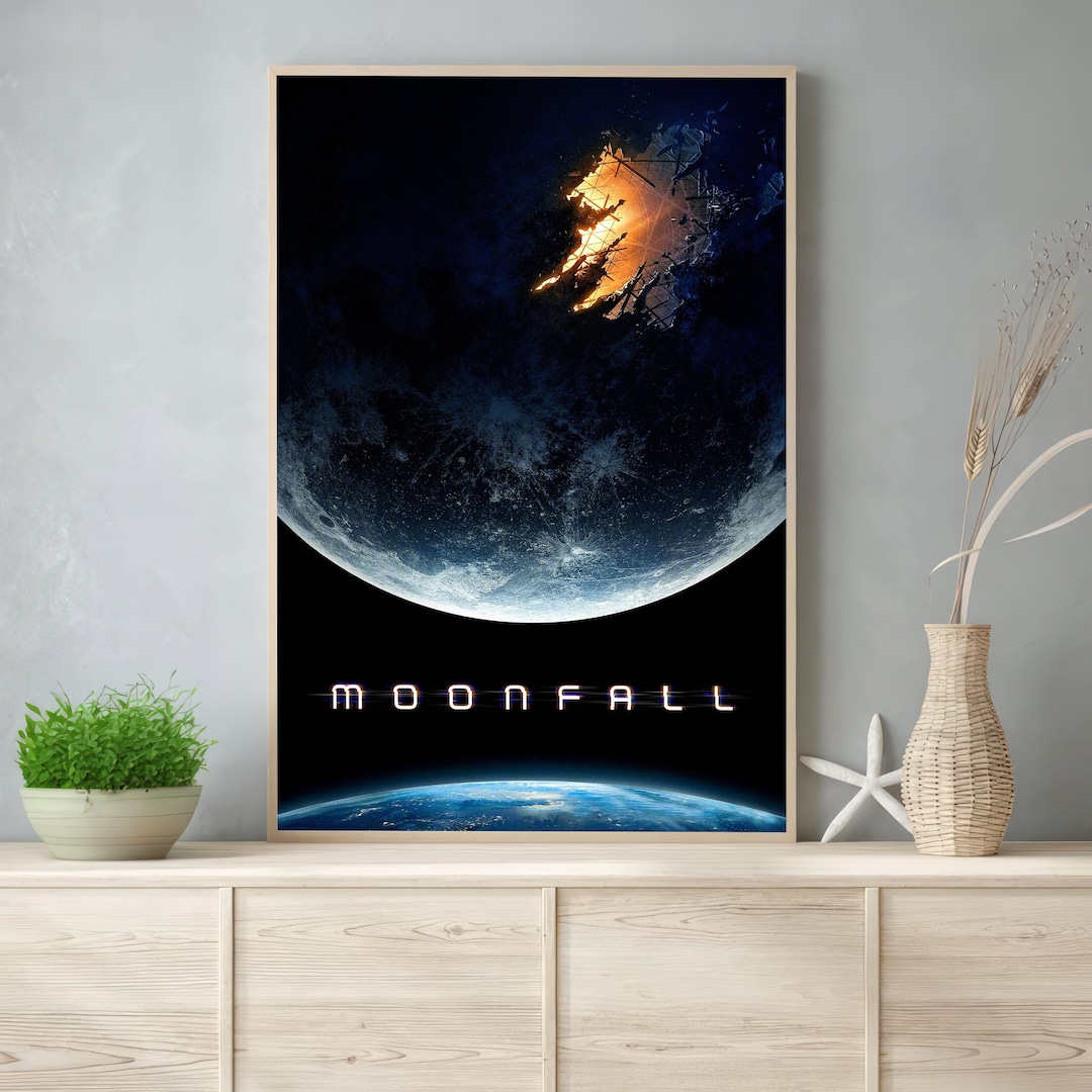Moonfall Movie Poster 2022 Film Room Decor Wall Art Poster Gift Canvas ...