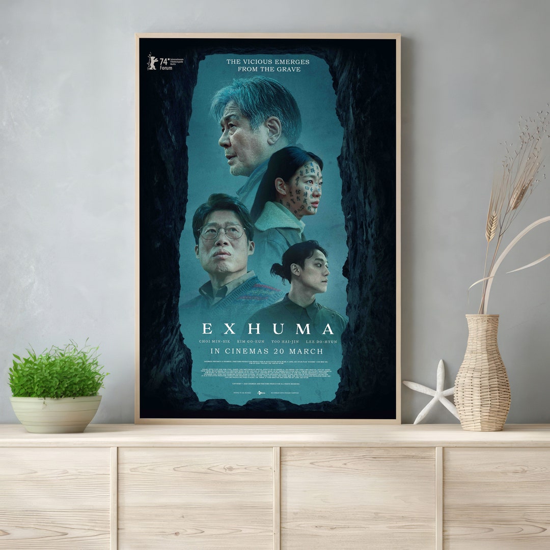 Exhuma Movie Poster 2024 Film Room Decor Wall Art Poster Gift Canvas ...