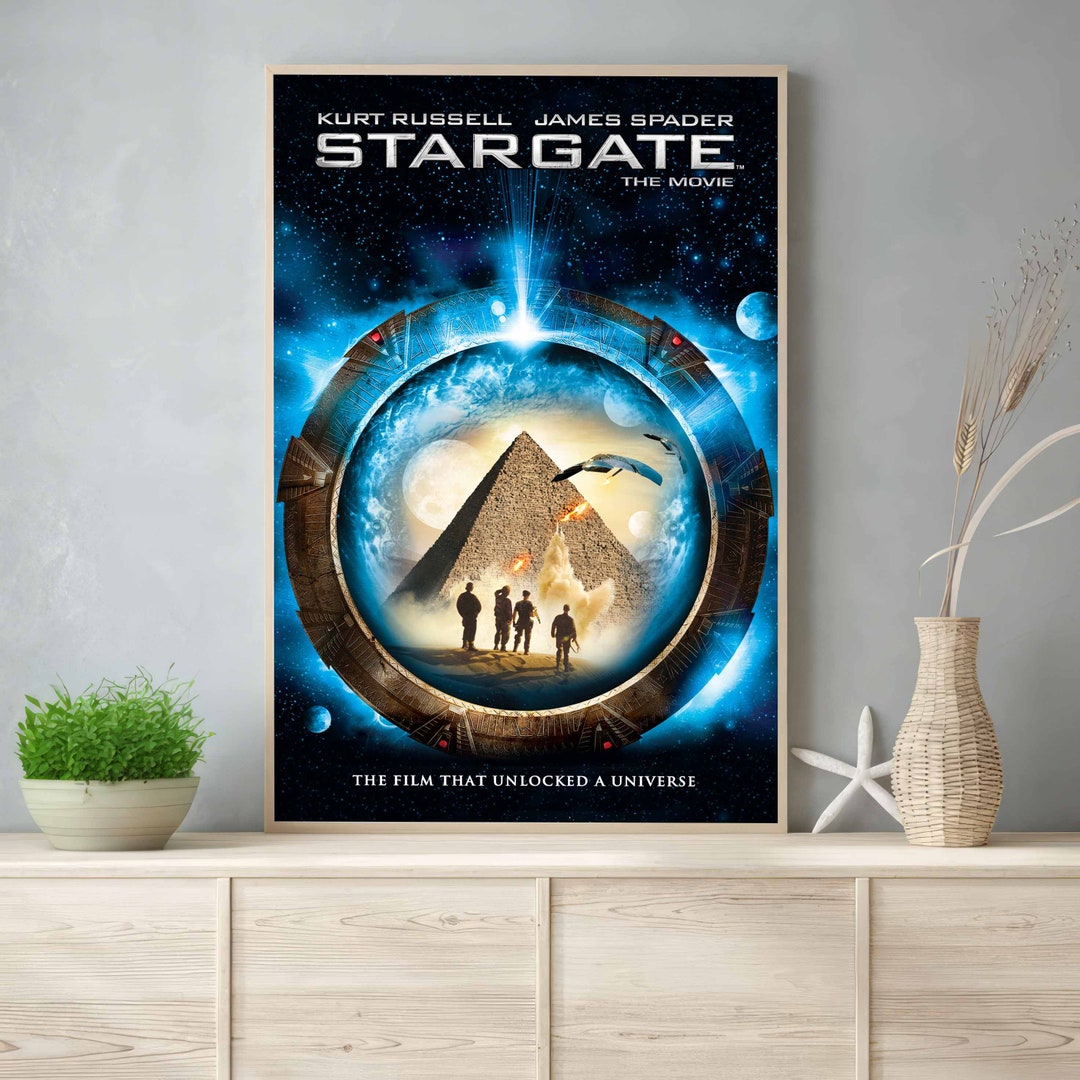 Stargate Movie Poster 1994 Film Room Decor Wall Art Poster Gift Canvas ...